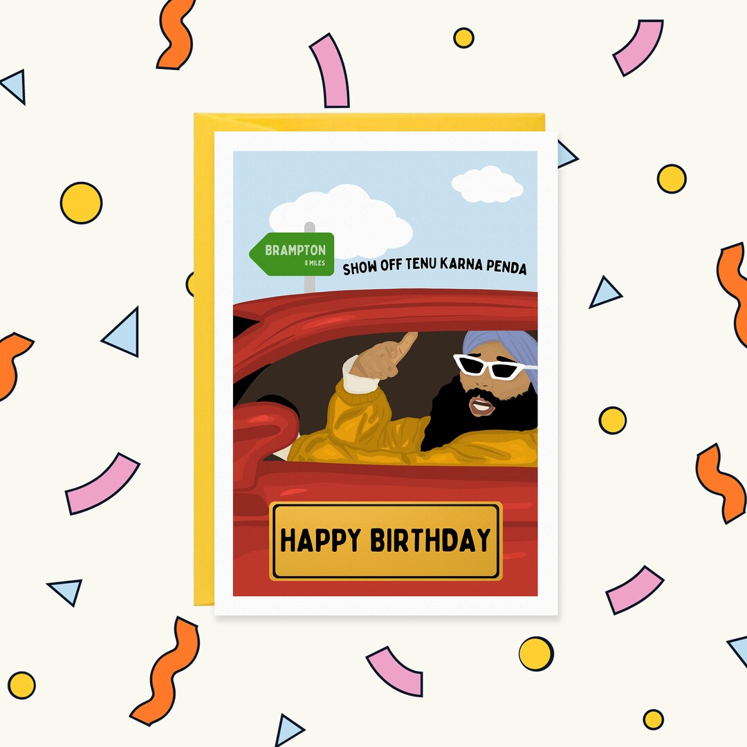 Brampton Vich Munda Rehnda - Brampton Card - Gaddi Red Challenger ...