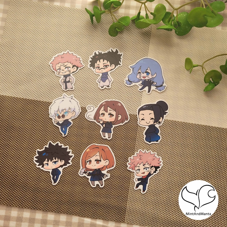 Jujutsu Kaisen Sticker | Geto, Gojo, Itadori, Choso, Sakuna, Fushiguro ...