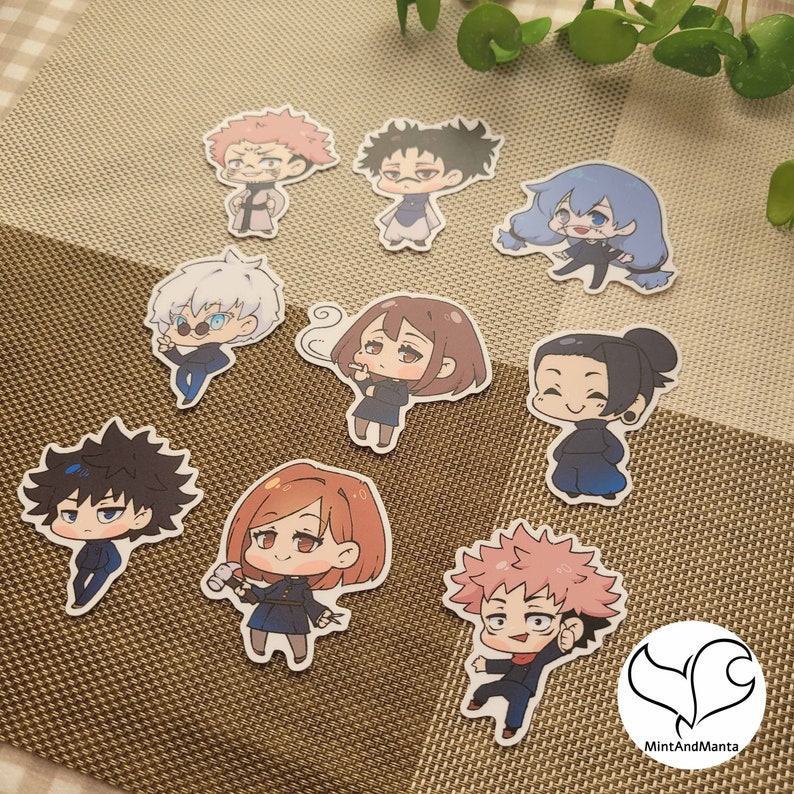 Jujutsu Kaisen Sticker | Geto, Gojo, Itadori, Choso, Sakuna, Fushiguro ...