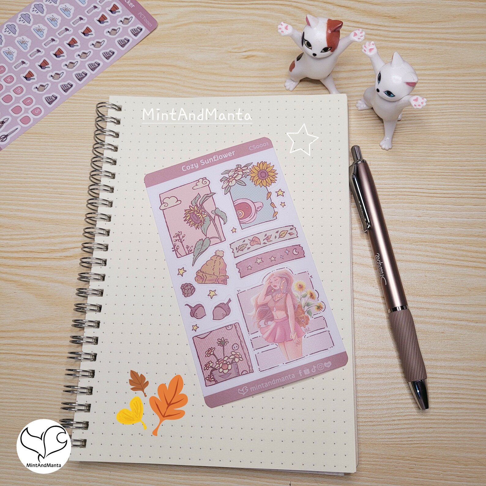 Aesthetic Girls Sticker Sheet | Journal Stickers | Planner Stickers ...