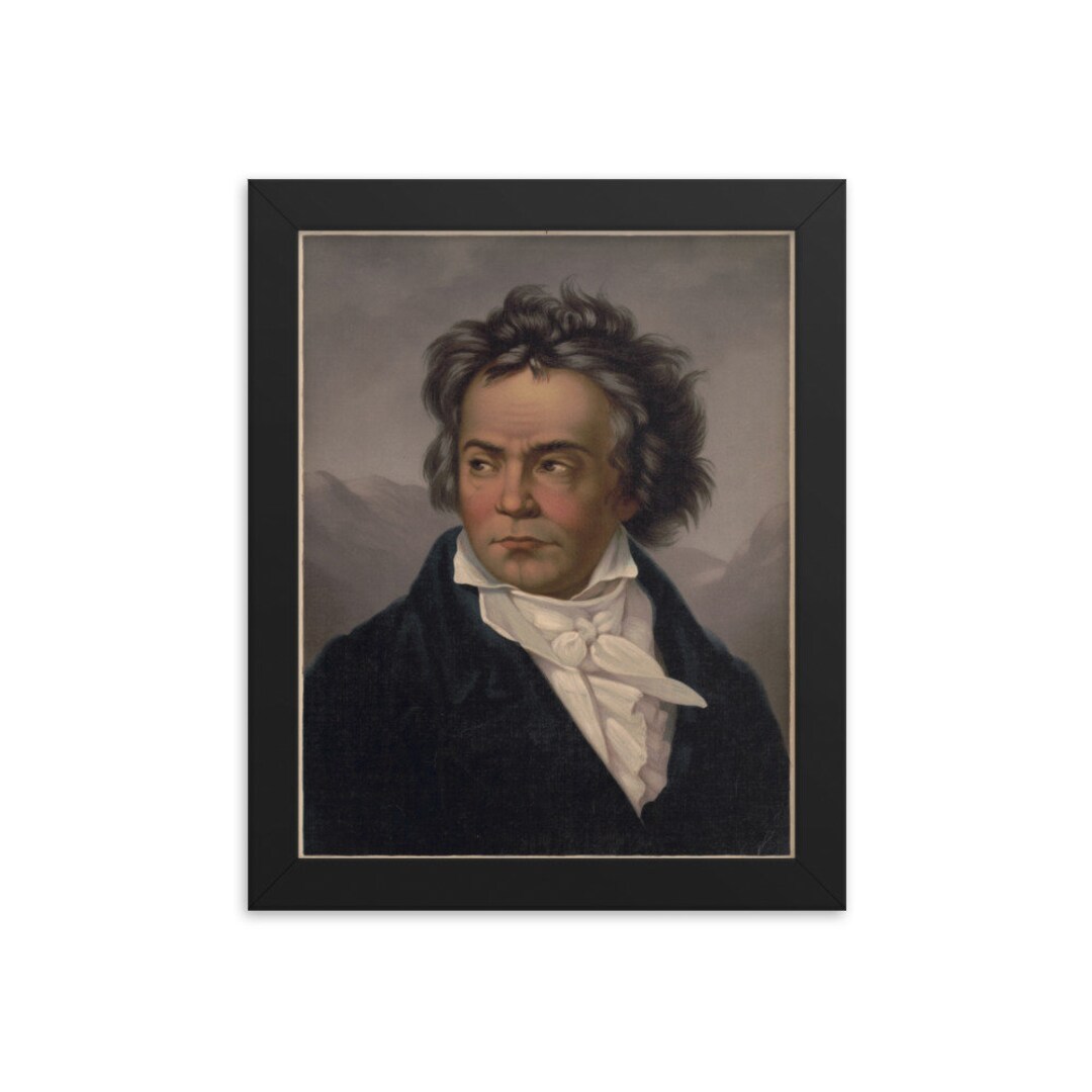 Beethoven Framed Poster - Etsy