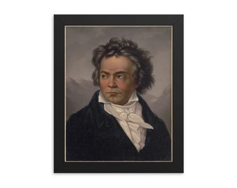 Ludwig Van Beethoven Print Poster - Etsy