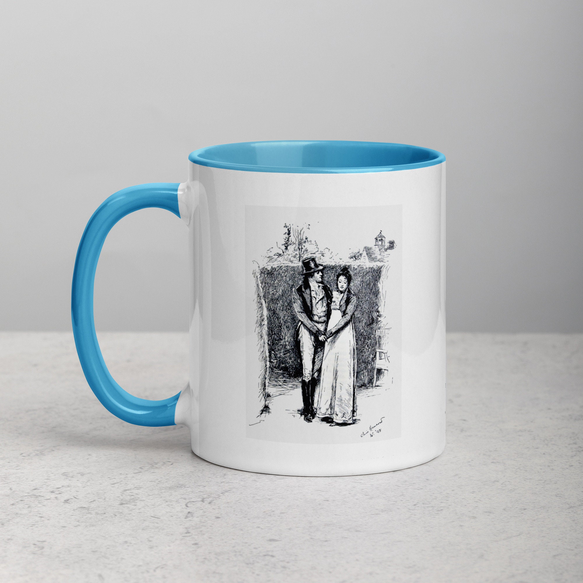 Emma Mug With Color Inside - Etsy