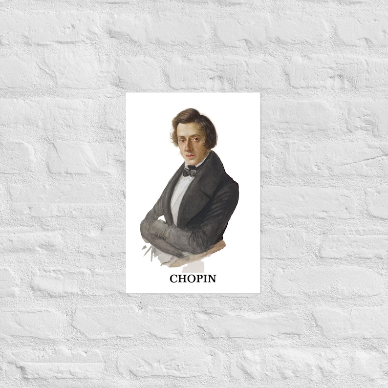 Chopin Poster 12 by 18 Inches - Etsy