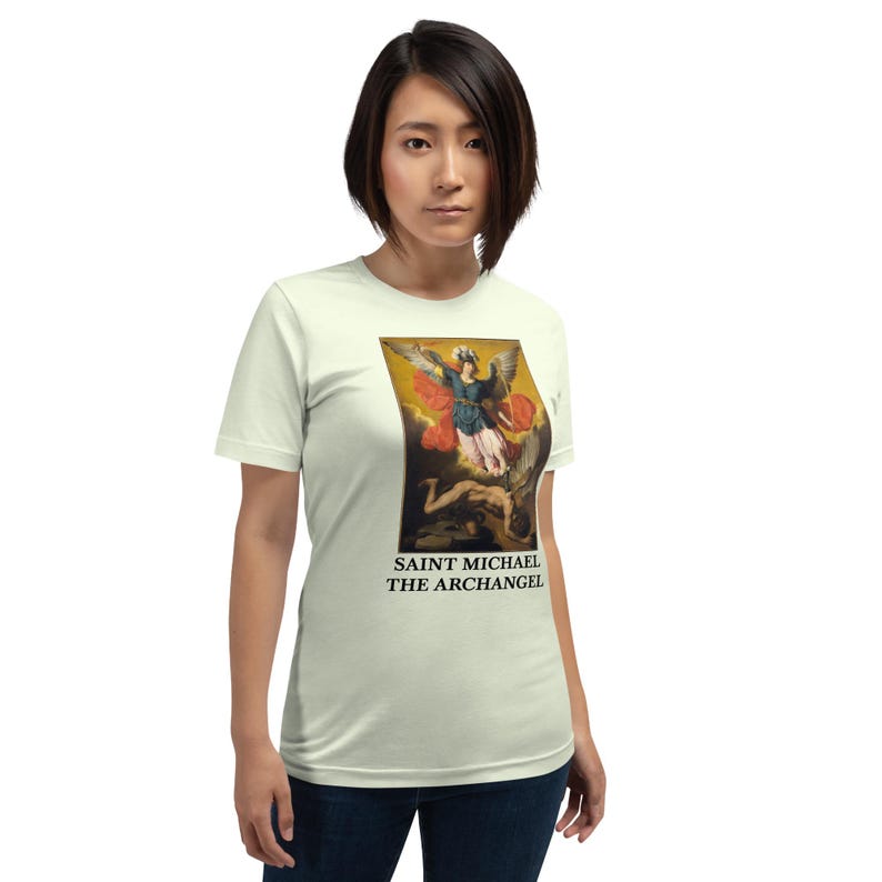 Saint Michael the Archangel T-shirt - Etsy