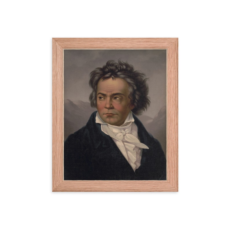 Beethoven Framed Poster - Etsy