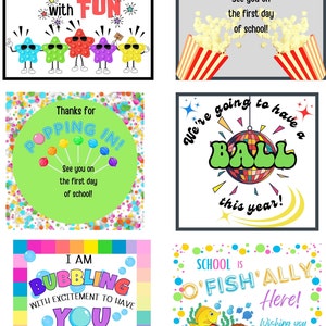 Open House Student Gift Tags Bundle: 14 Designs (instant Download) - Etsy