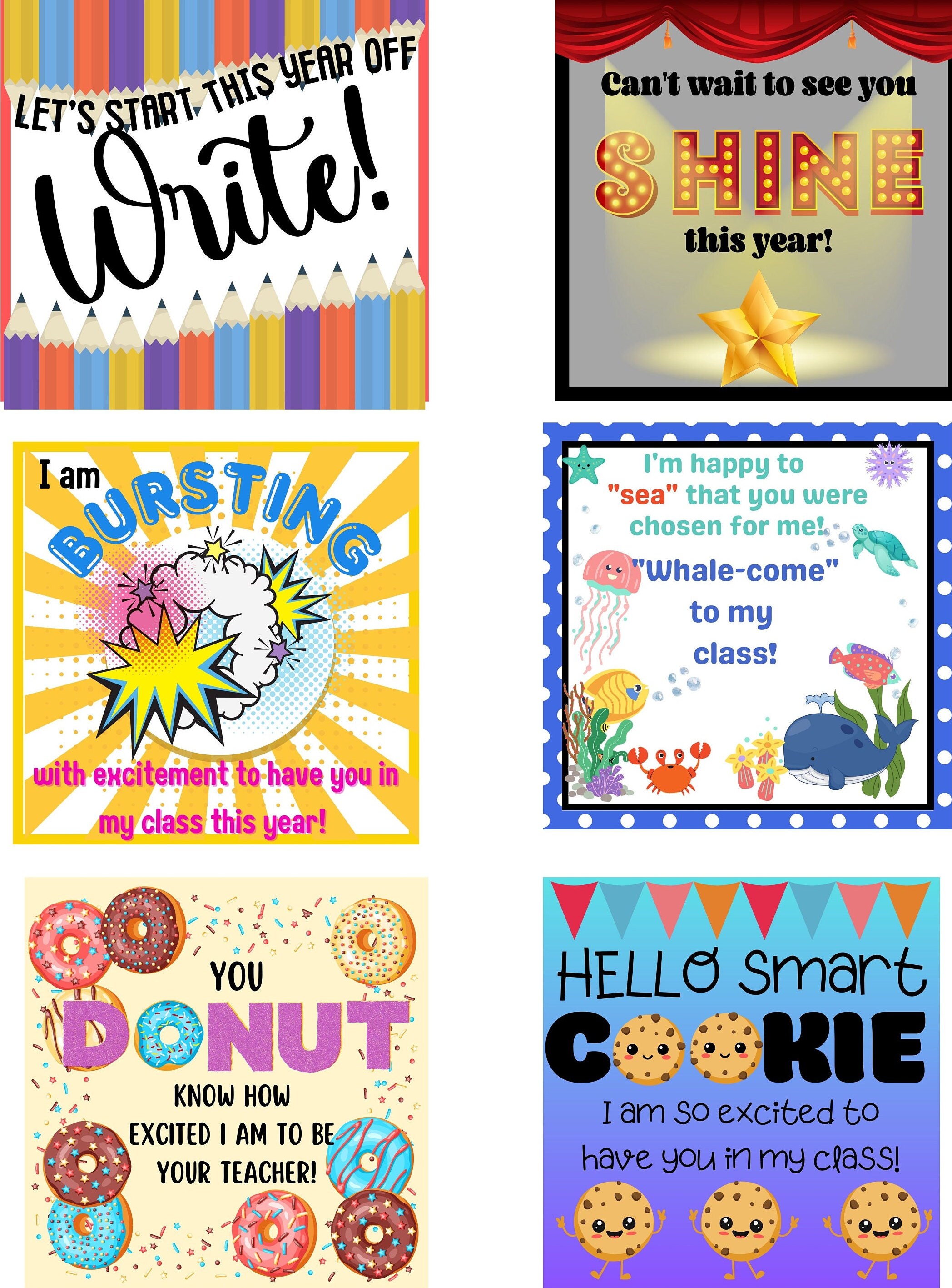 Open House Student Gift Tags Bundle: 14 Designs (instant Download) - Etsy