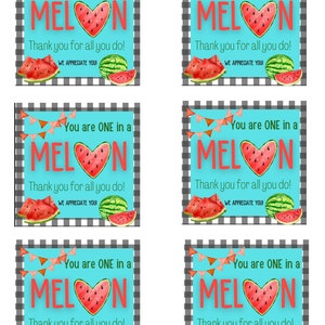 Teacher Appreciation Gift Tag/ Treat Bag Tag Bundle Teacher Thank You ...