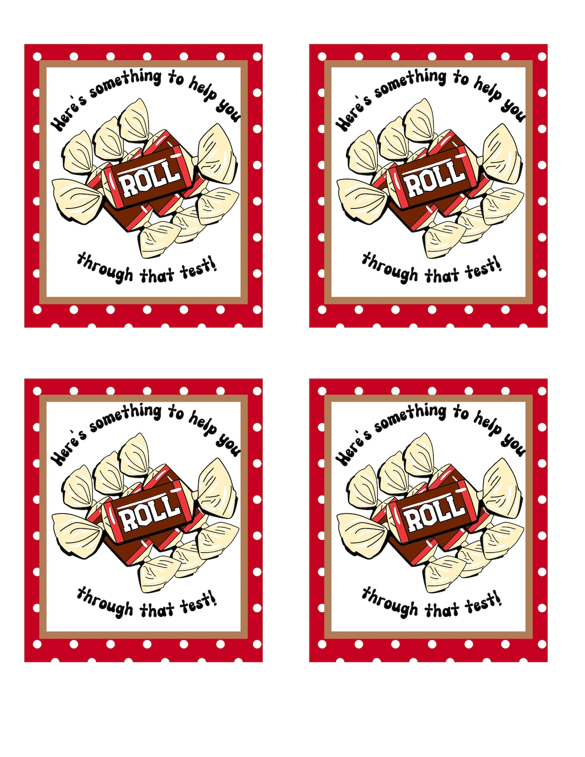 Test Motivation Treat Tag, Testing Treats, Treat Tags, State Testing ...