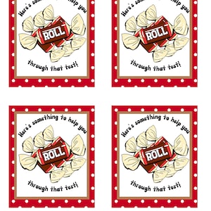Test Motivation Treat Tags: Candy Encouragement (digital Download) - Etsy
