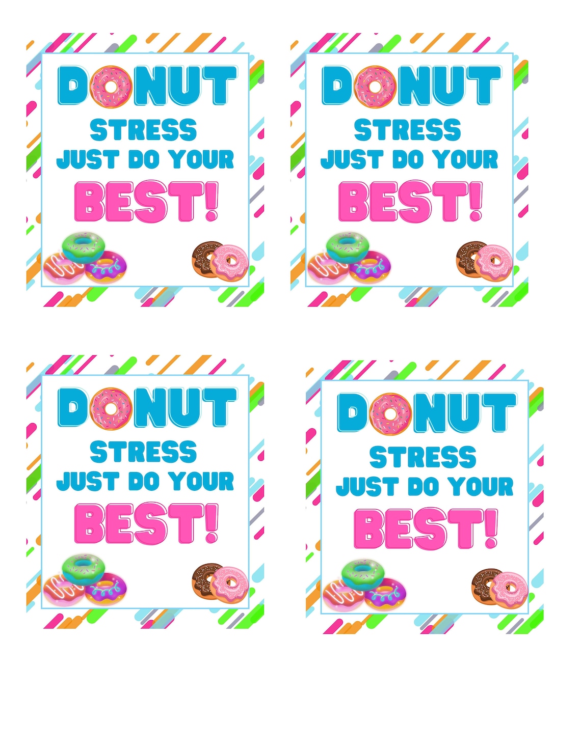 Test Motivation Treat Tag, Testing Treats, Treat Tags, State Testing ...