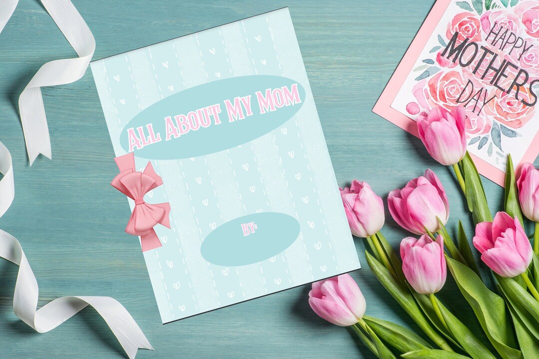 Mother's Day All About My Mom Printable Book: Kid's Activity (instant ...