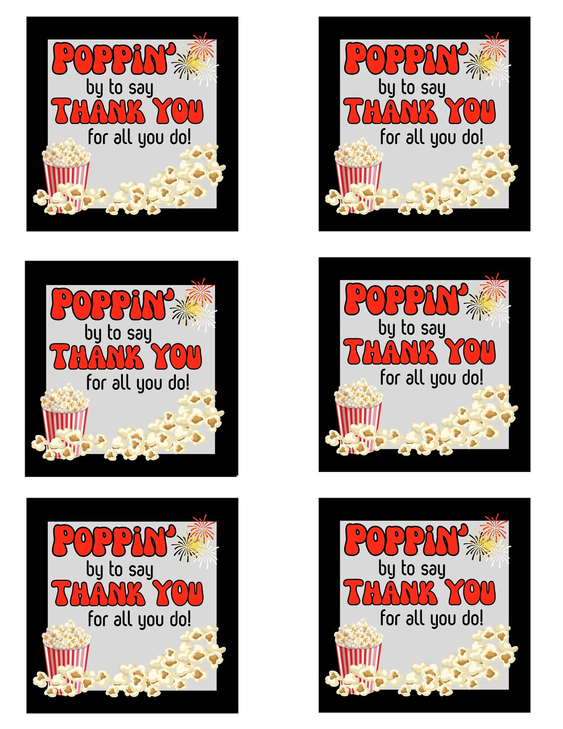 Teacher Appreciation Gift Tag/ Treat Bag Tag Bundle Teacher Thank You ...
