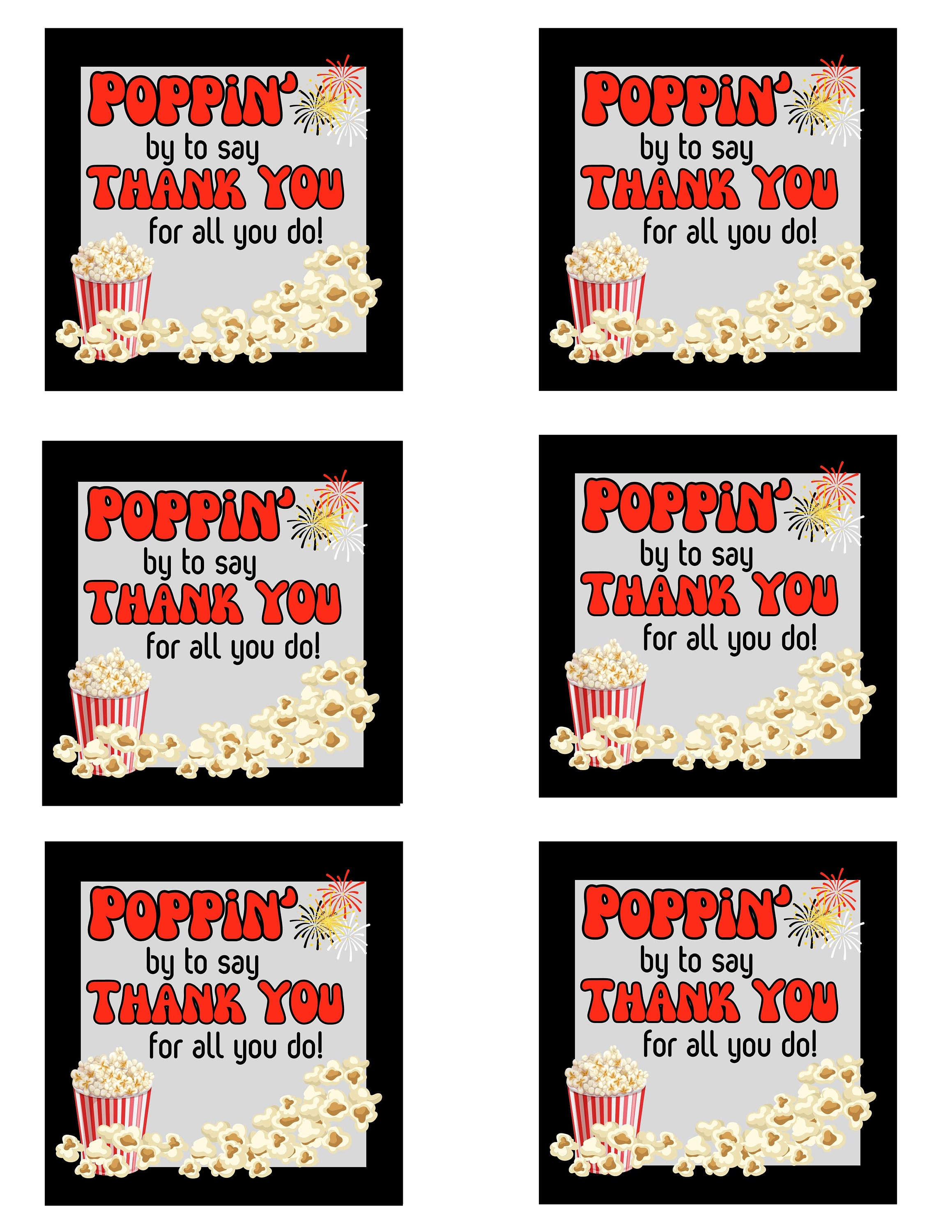 Teacher Appreciation Gift Tag/ Treat Bag Tag Bundle Teacher Thank You ...