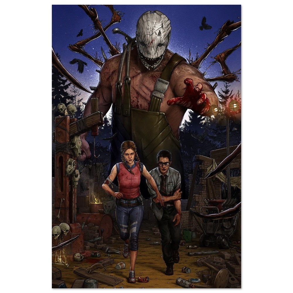 Dead by Daylight Poster DBD Poster Gaming Poster DBD Dwight DBD Meg ...