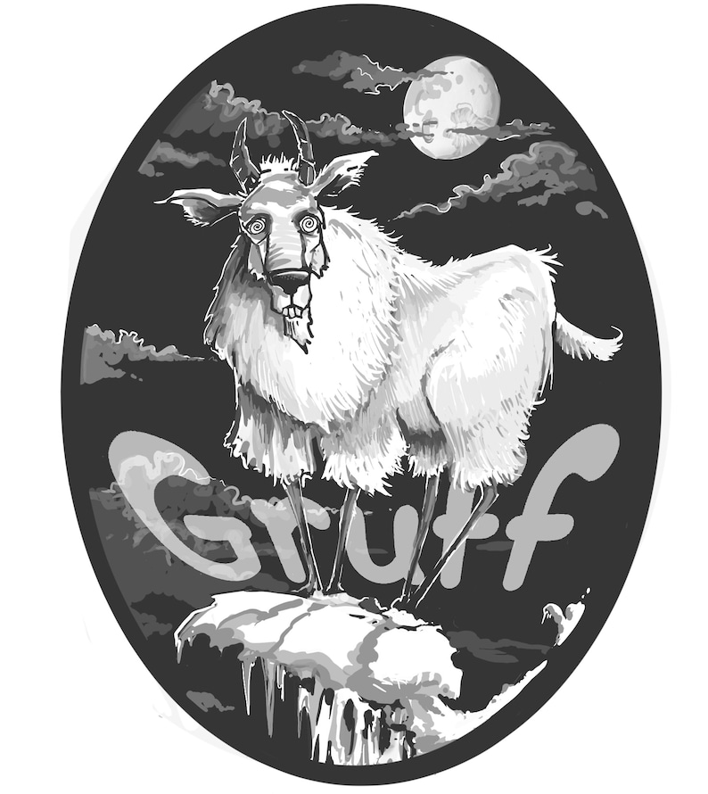 Vinyl Mountain Goat Sticker - Etsy