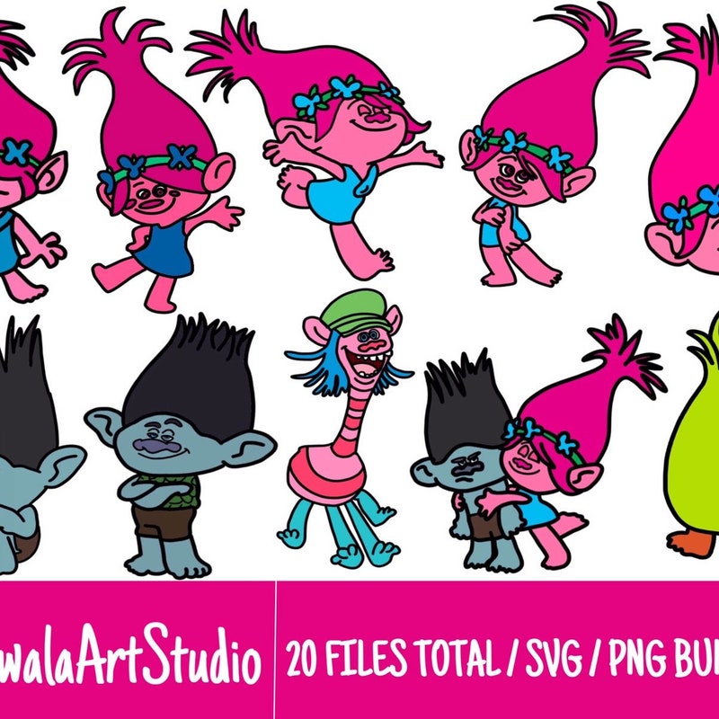 Trolls Svg - Etsy