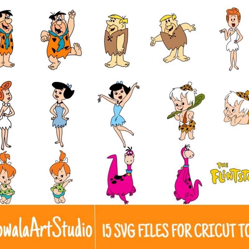 Flintstone Svg - Etsy