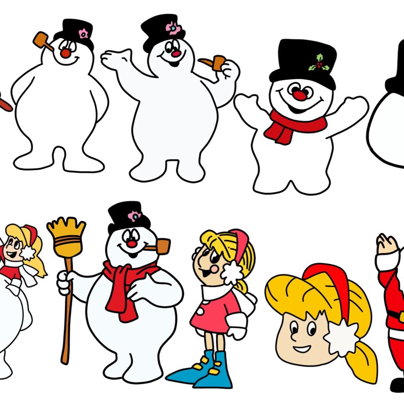 Frosty Face Svg - Etsy