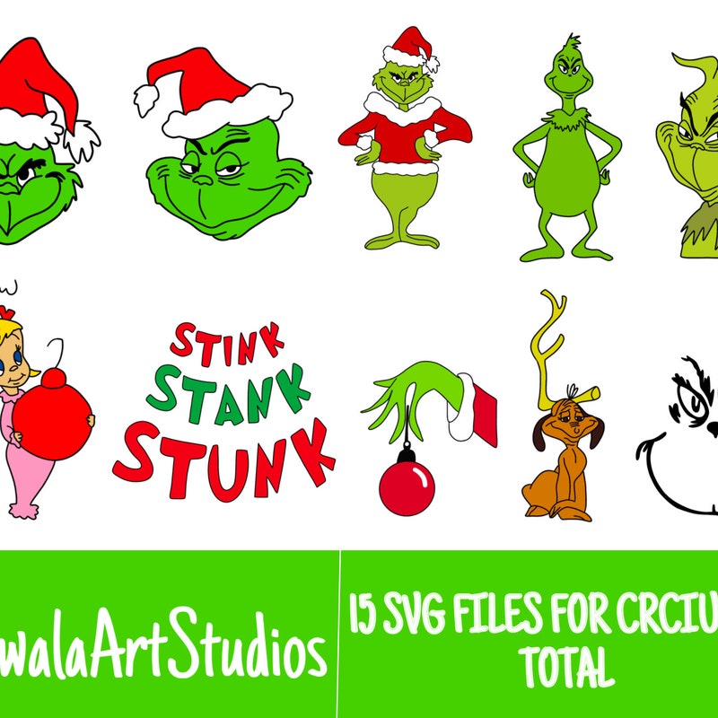 Grinch Cutout - Etsy
