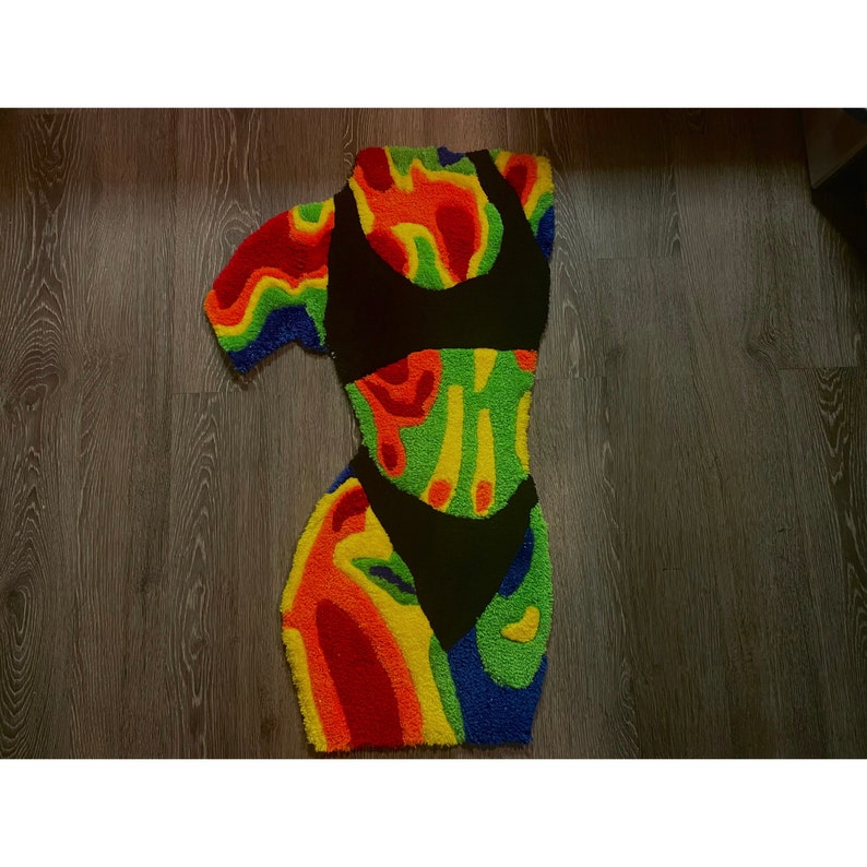 Thermal Female Body Rug - Etsy