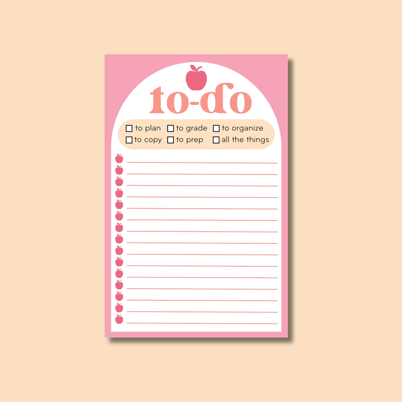 To-do Teacher Notepad – Versatile Checklist for All Your Needs – 50 ...