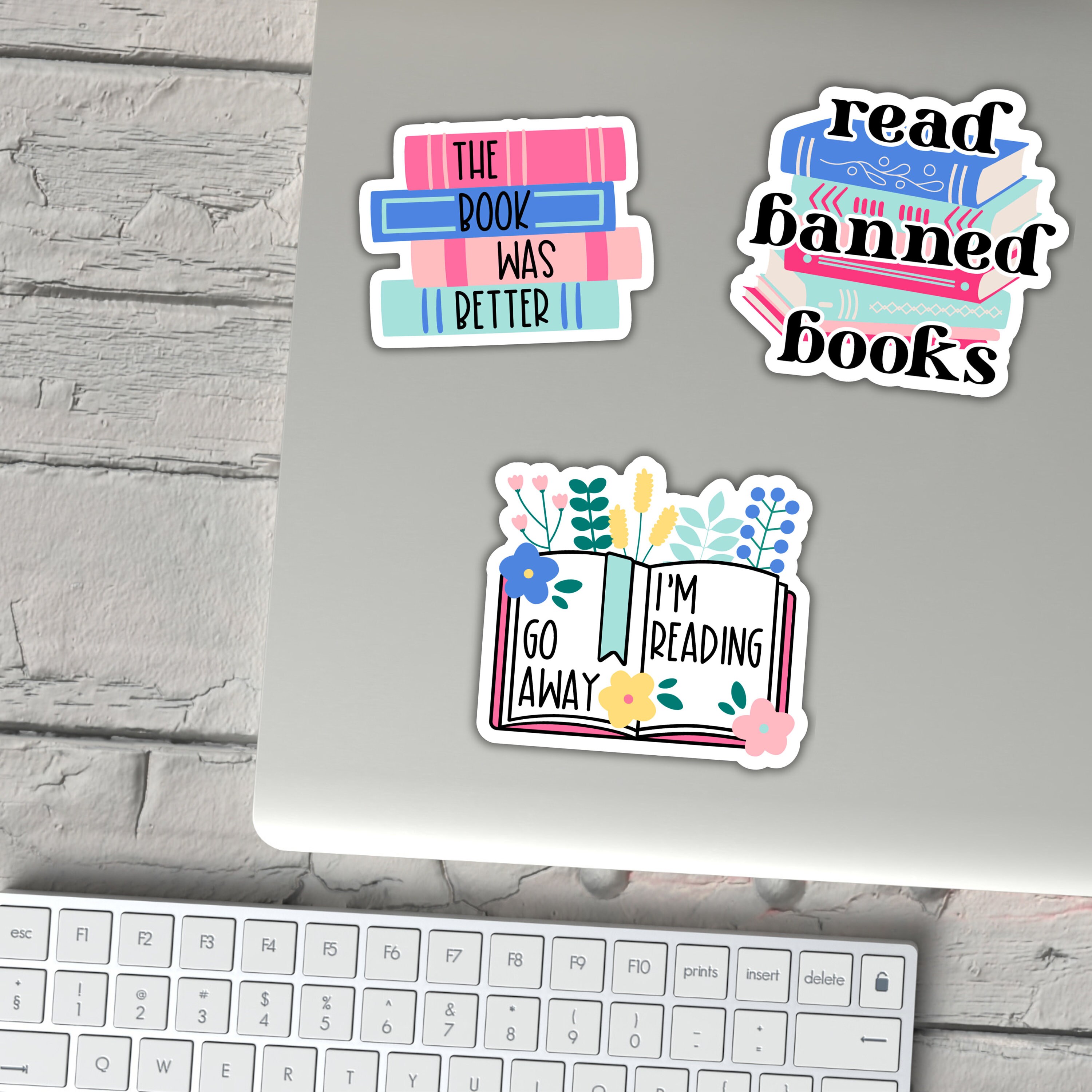 Go Away I'm Reading - Book Stickers for Book Lovers - Bookish Stickers ...