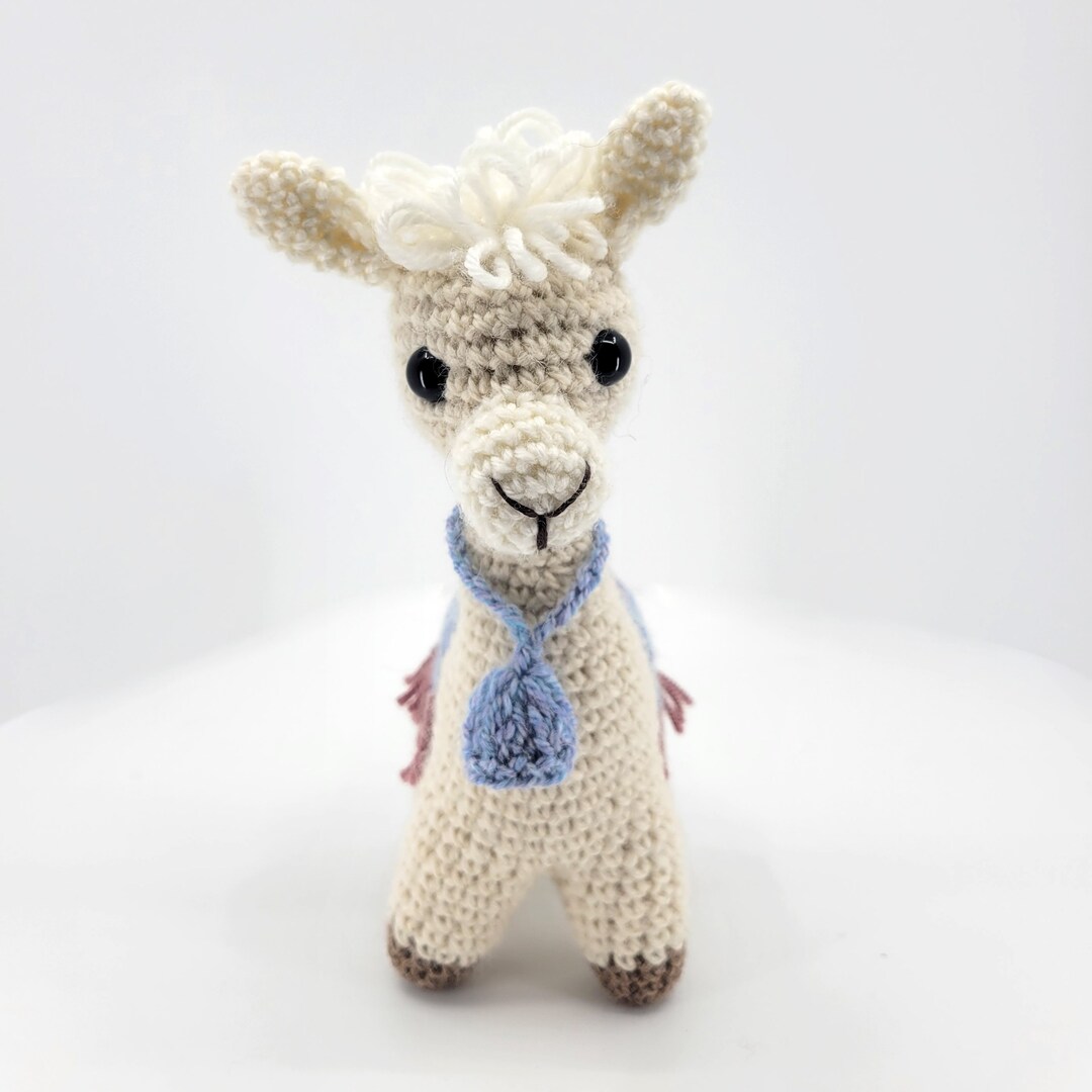 Crochet Animals, Amigurumi Alpaca, Alpaca Plushie, Stuffed Alpaca ...