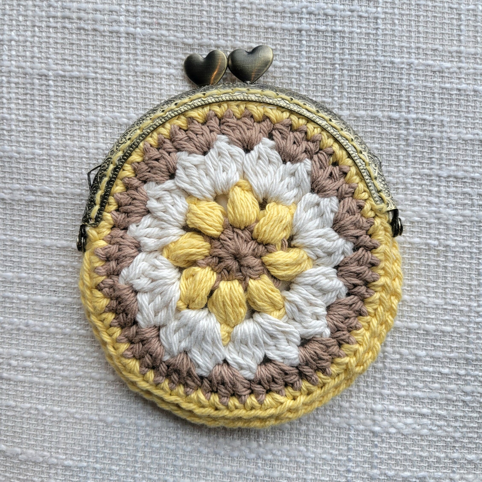 Crochet Coin Purse, Coin Pouch, Granny Floral Purse, Small Purse ...
