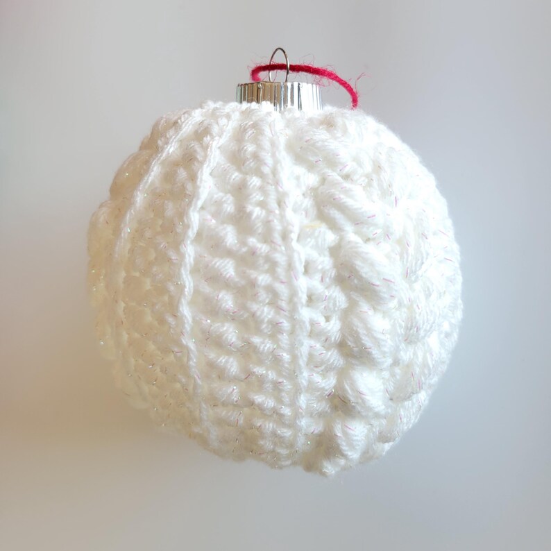 Crochet Christmas Balls, Large Crochet Baubles, Christmas Tree ...
