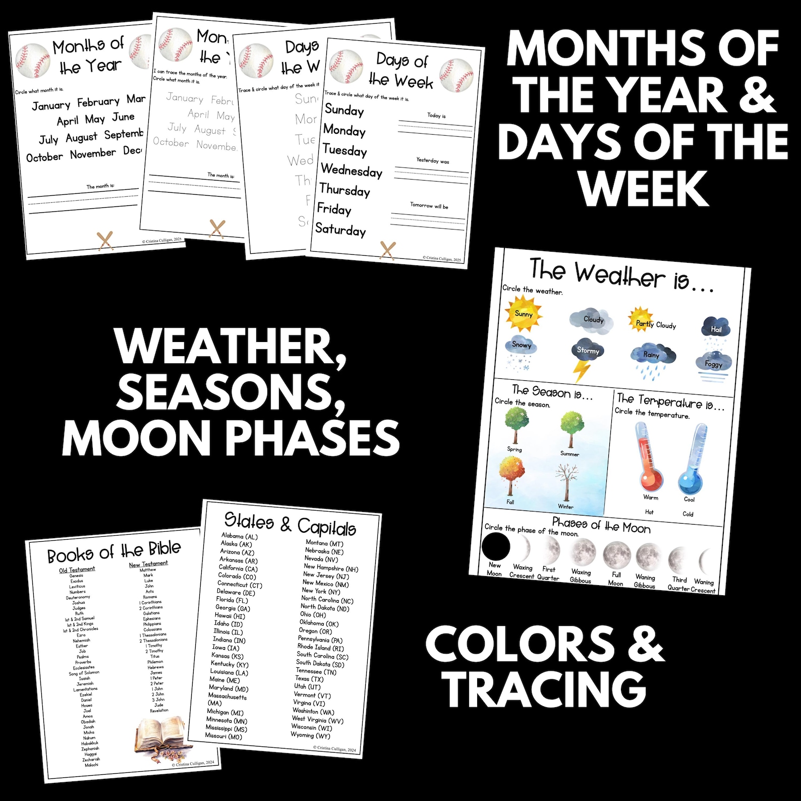 Kindergarten Morning Menu Pages | Baseball Morning Menu Pages ...