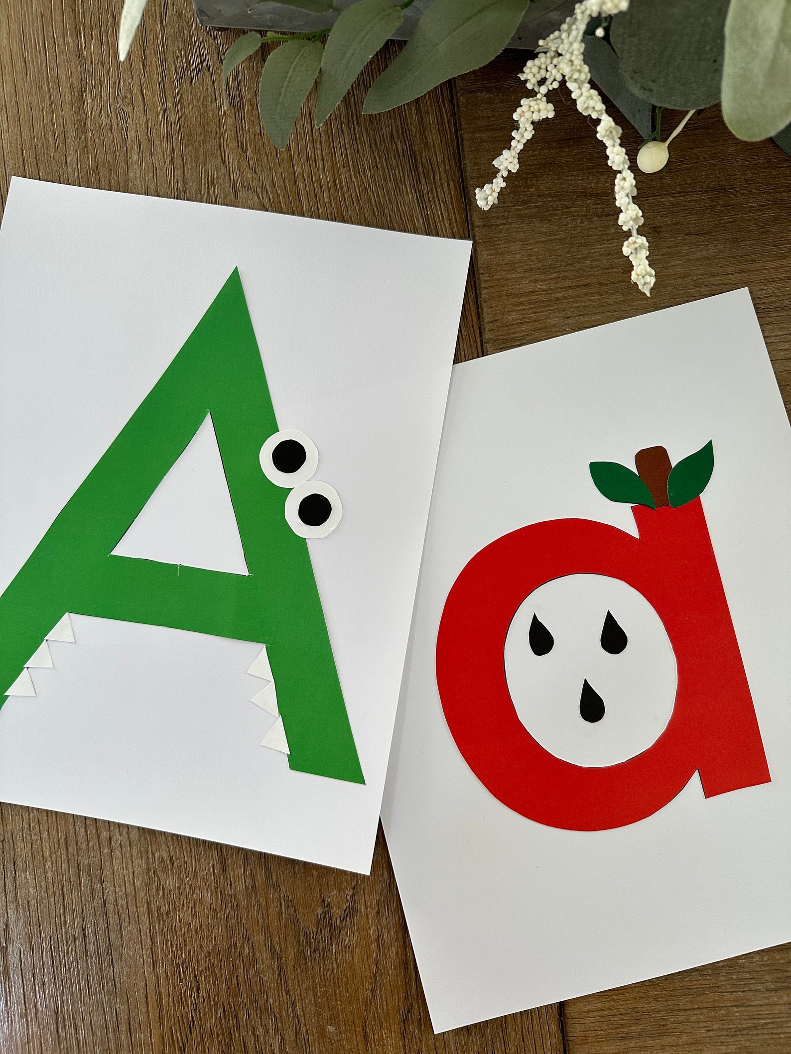 Preschool Capital Letter Craft Activity, Kindergarten Craft Activity ...