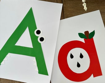 Preschool Capital Letter Craft Activity, Kindergarten Craft Activity ...