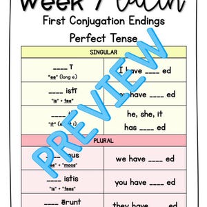 CC - Cycle 2 Latin Colored Pages - Poster - Traceable - 5th Edition ...