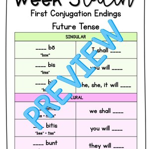 CC - Cycle 2 Latin Colored Pages - Poster - Traceable - 5th Edition ...