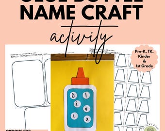 Chicka Chicka Boom Boom Name Craft Activity Back to School | Preschool ...