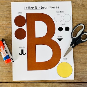 Preschool Capital Letter Craft Activity, Kindergarten Craft Activity ...