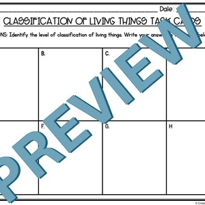 Classification of Living Things Task Cards - Classical Conversations ...
