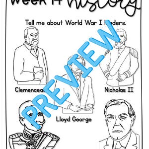 Cc-cycle 2 History Black & White Coloring Page for Littles Weeks 1-24 ...