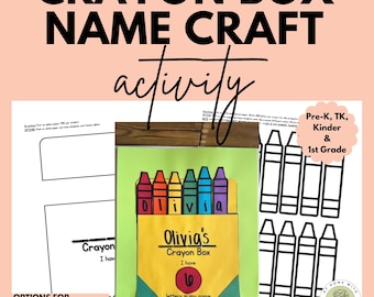 Chicka Chicka Boom Boom Name Craft Activity Back to School | Preschool ...
