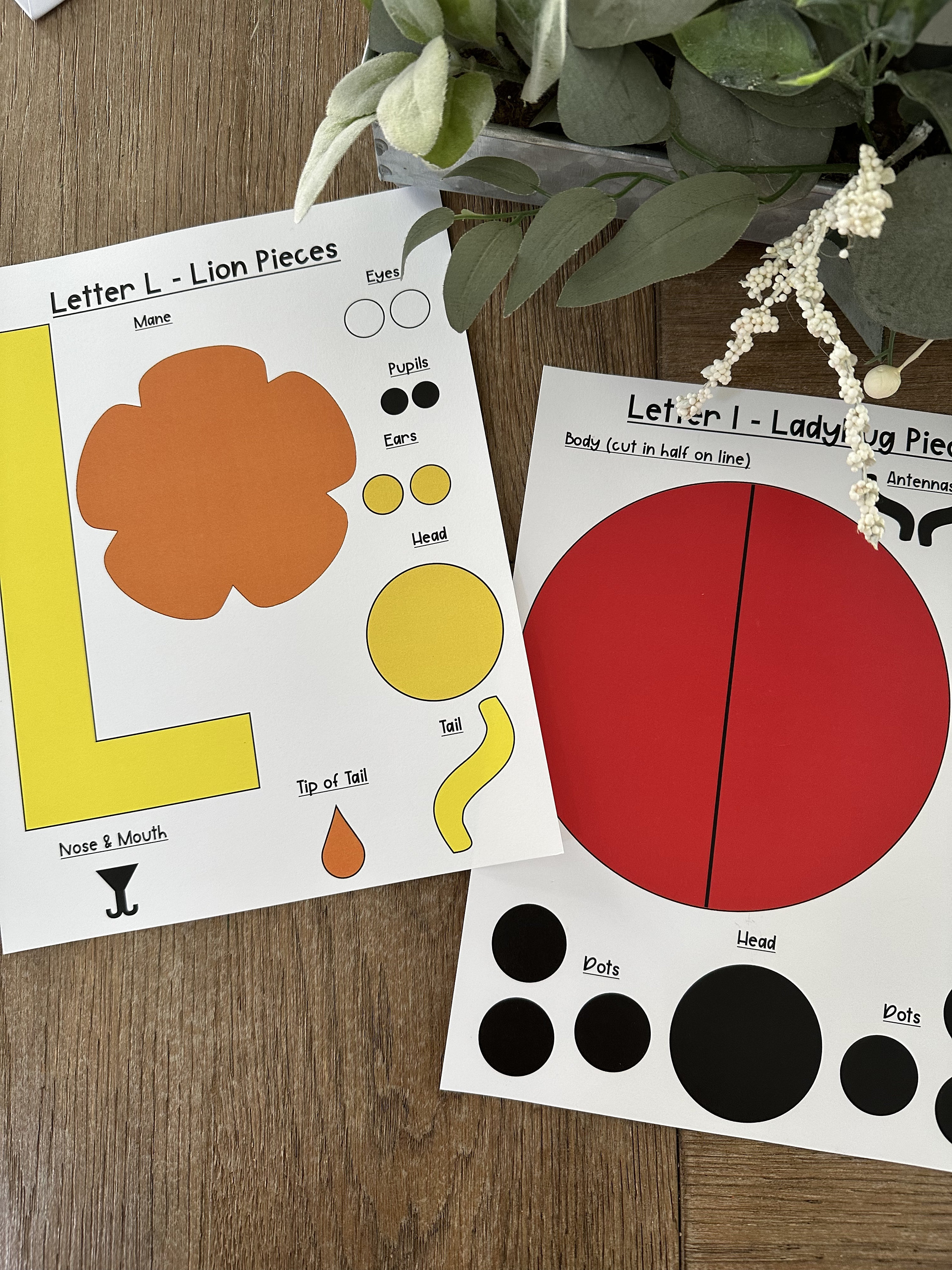 Preschool Capital Letter Craft Activity, Kindergarten Craft Activity ...