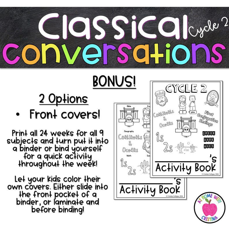 Classical Conversations Cycle 2 Coloring Pages Bundle | CC Memory Work ...