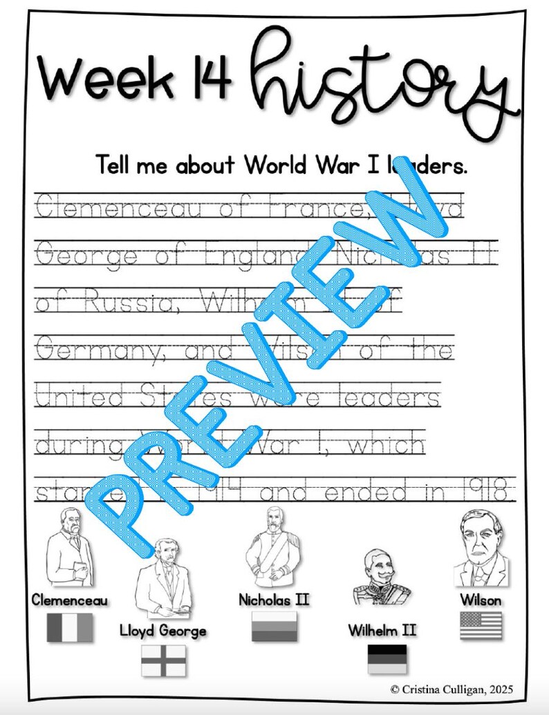 Cc-cycle 2 History Traceable Coloring Page-weeks 1-24-classical ...