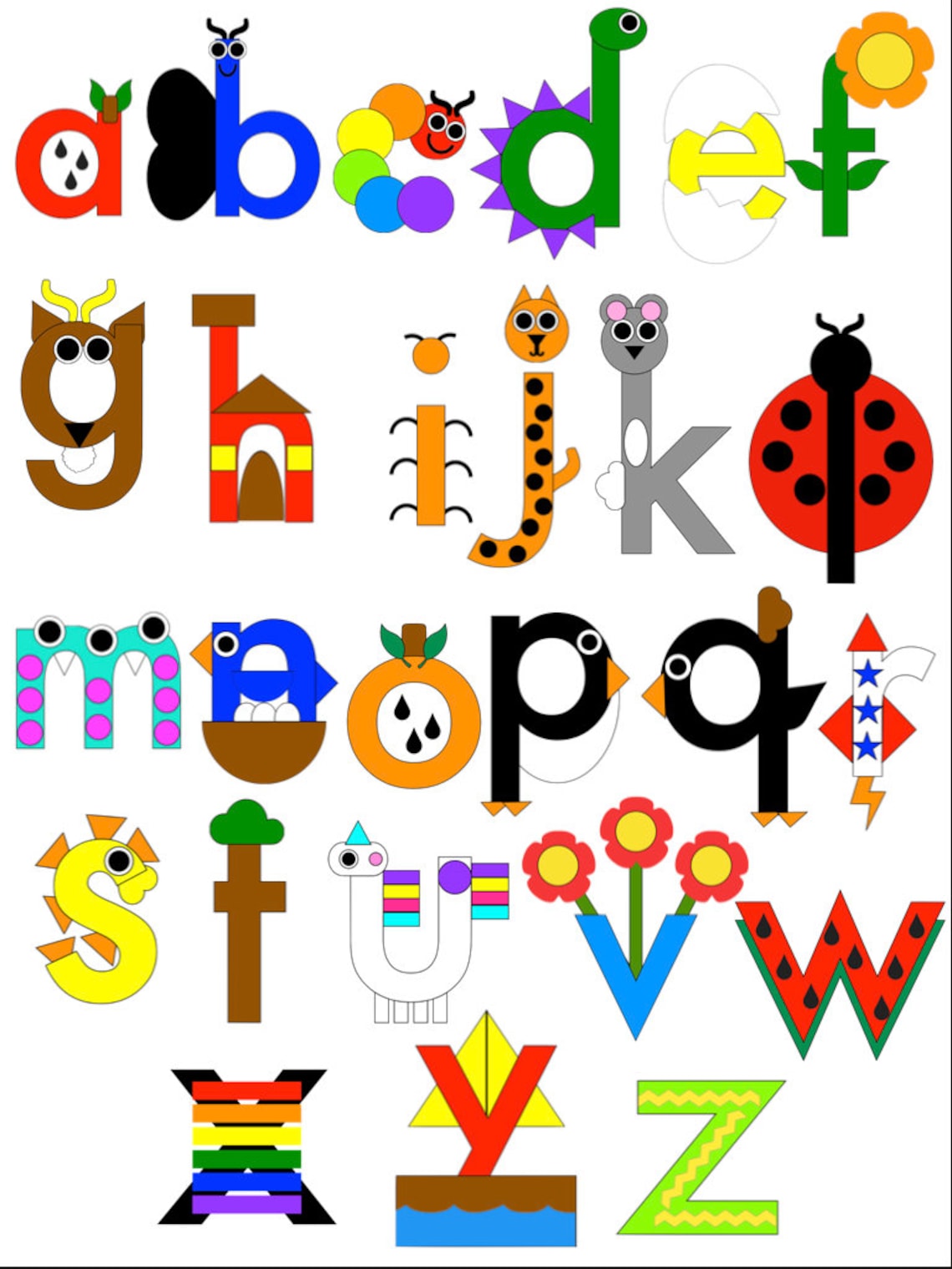 Preschool Capital Letter Craft Activity, Kindergarten Craft Activity ...