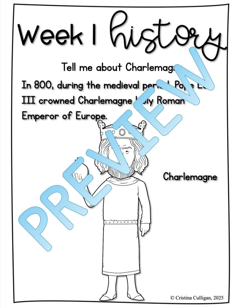 Classical Conversations Cycle 2 Coloring Pages Bundle | CC Memory Work ...