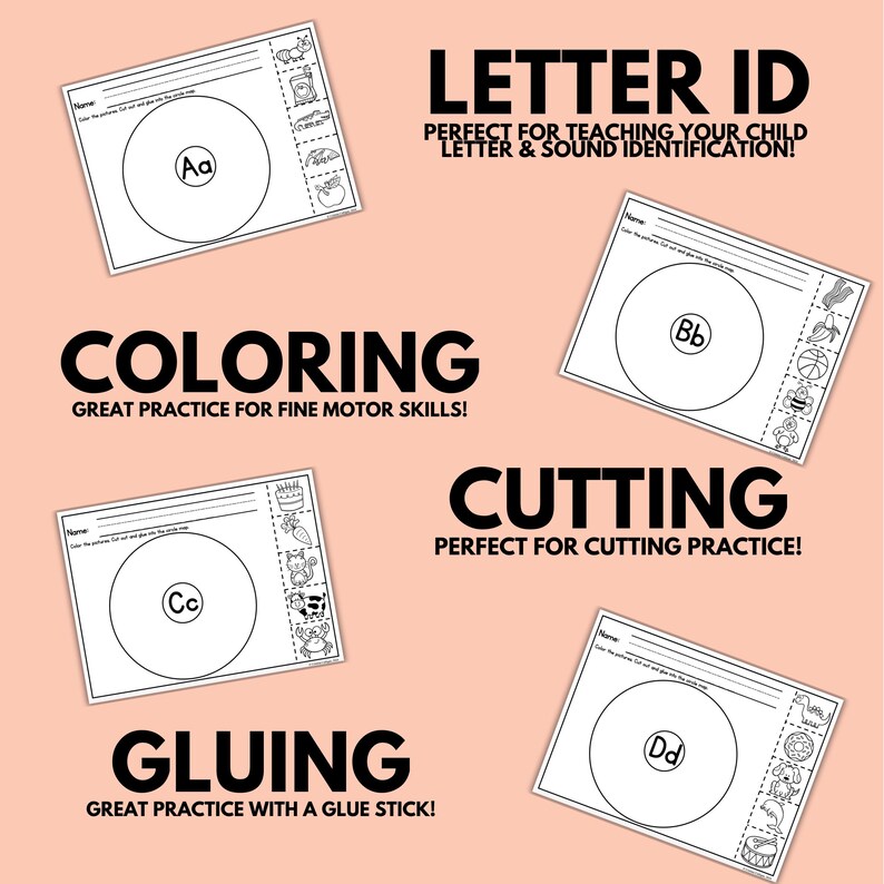 Circle Map Letter Worksheets ABC Circle Map Worksheets Letter ID ...