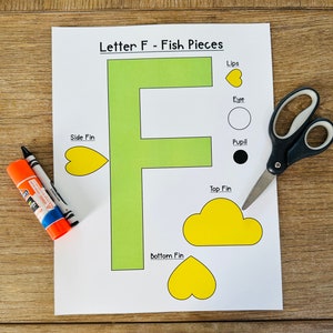 Preschool Capital Letter Craft Activity, Kindergarten Craft Activity ...