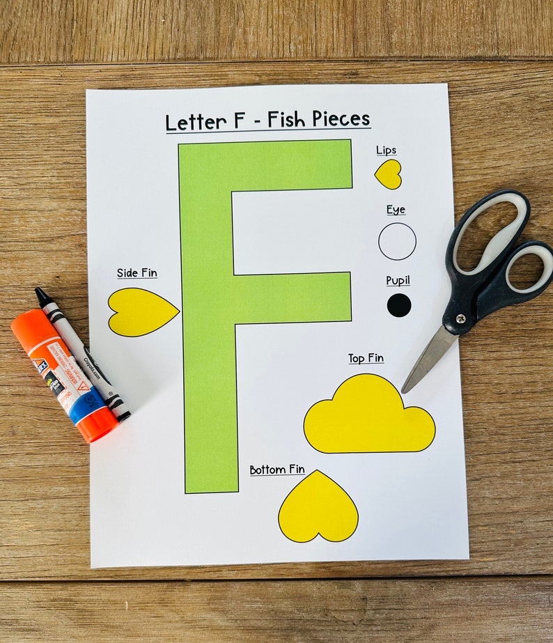 Preschool Capital Letter Craft Activity, Kindergarten Craft Activity ...