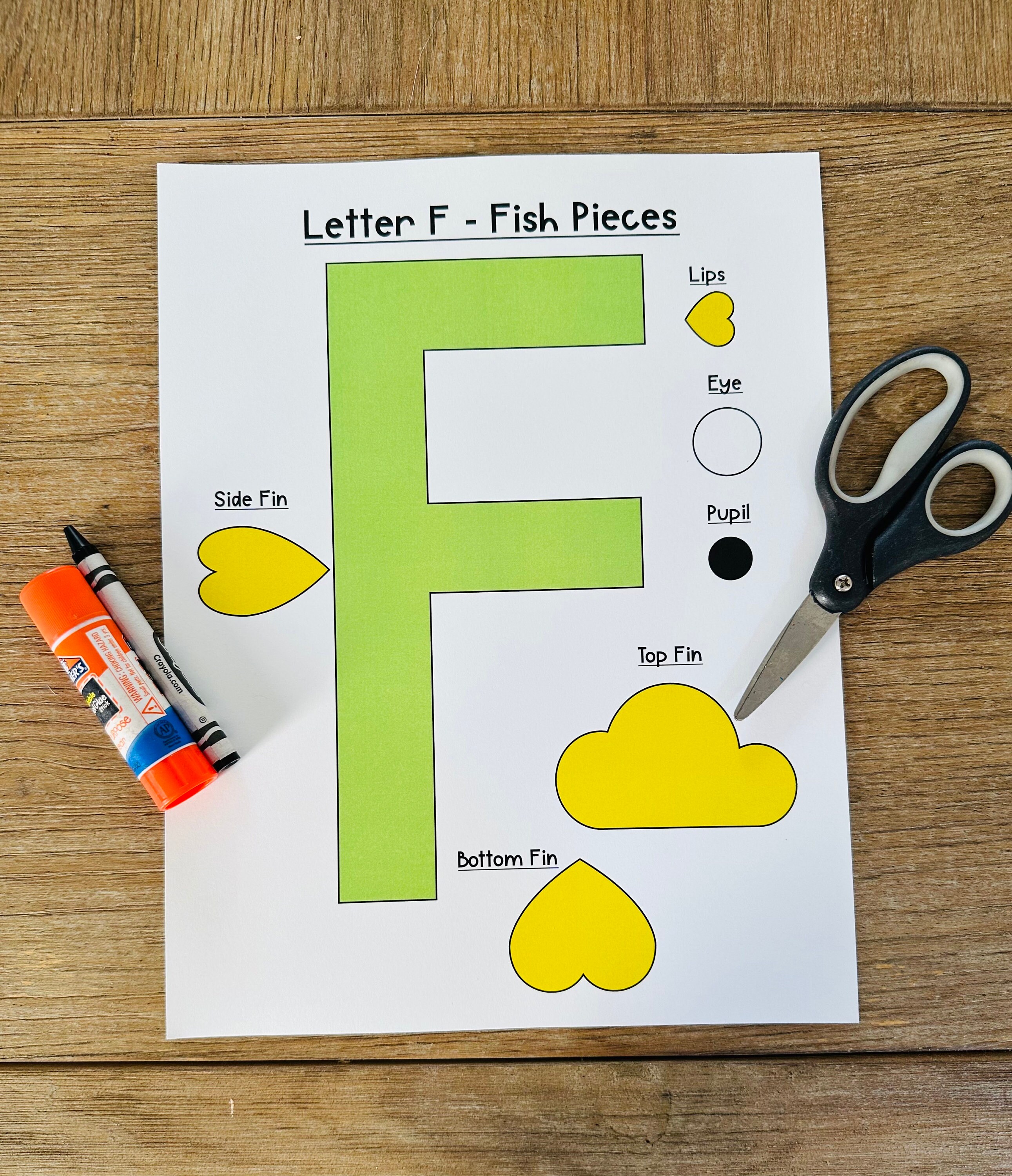 Preschool Capital Letter Craft Activity, Kindergarten Craft Activity ...